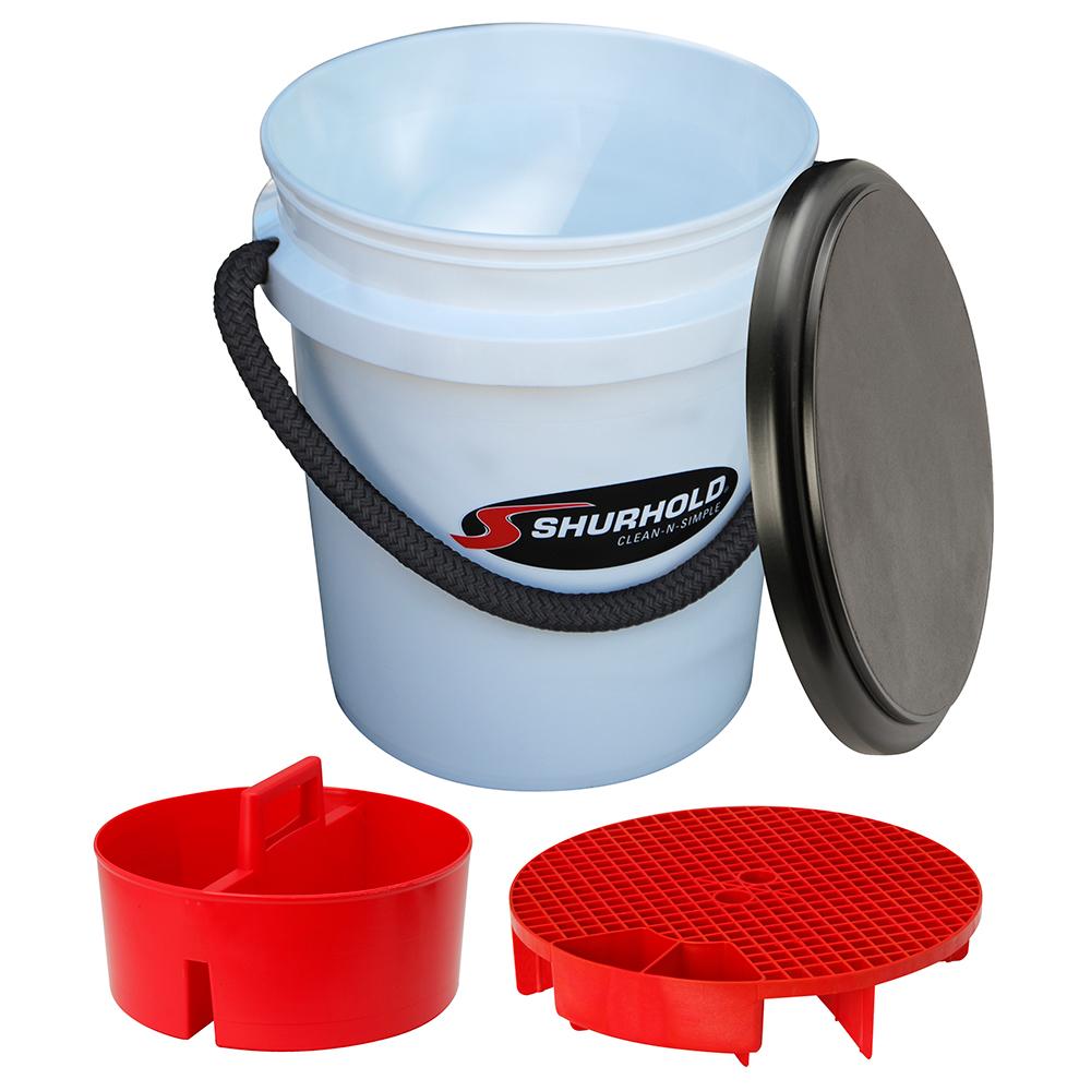 Shurhold One Bucket Kit - 5 Gallon - White – Captains Marine Supply
